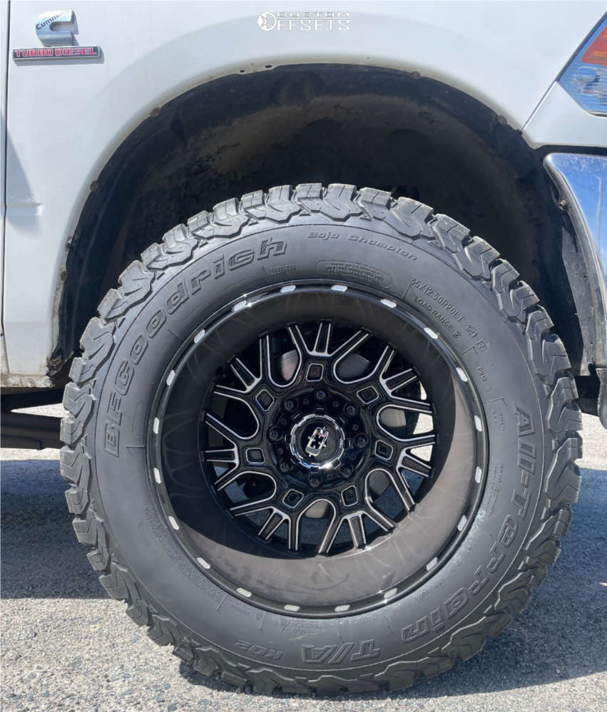 2015 Ram 3500 with 20x12 -51 Vision Brawl and 35/12.5R20 BFGoodrich All ...