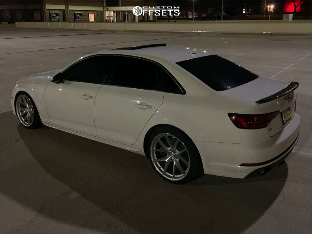 2018 Audi A4 Quattro with 19x9.5 35 Aodhan Aff7 and 245/35R19 Lexani Lx ...