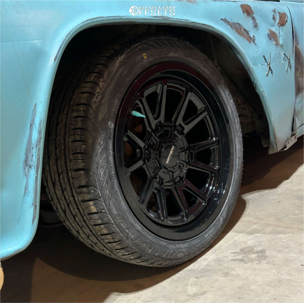 1964 Chevrolet C10 Pickup with 18x9 -12 Mayhem Intrepid and 245/45R18 ...