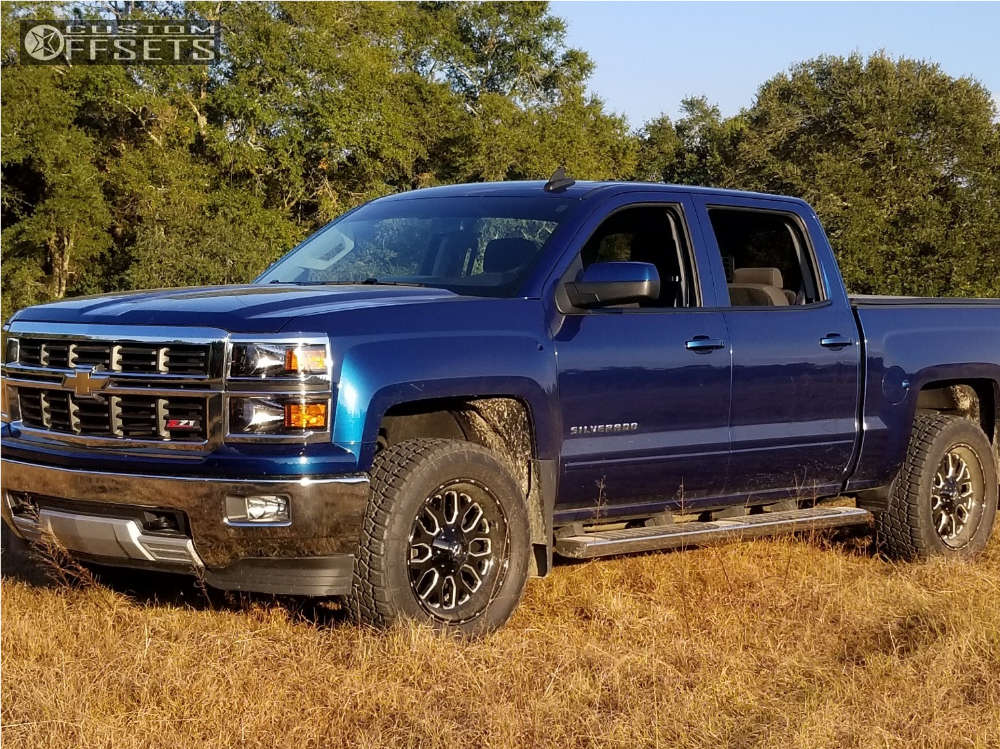 2015 Chevrolet Silverado 1500 with 20x9 1 Fuel Titan and 285/55R20 ...