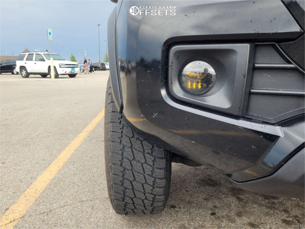 2018 Toyota Tacoma with 17x9 -12 Vision Manx 2 and 265/70R17 Nitto ...