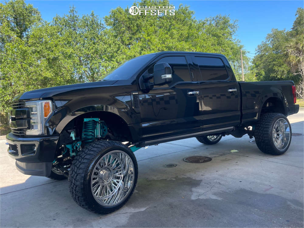 2018 Ford F-250 Super Duty with 26x14 -76 Cali Offroad Vertex and 37/13 ...