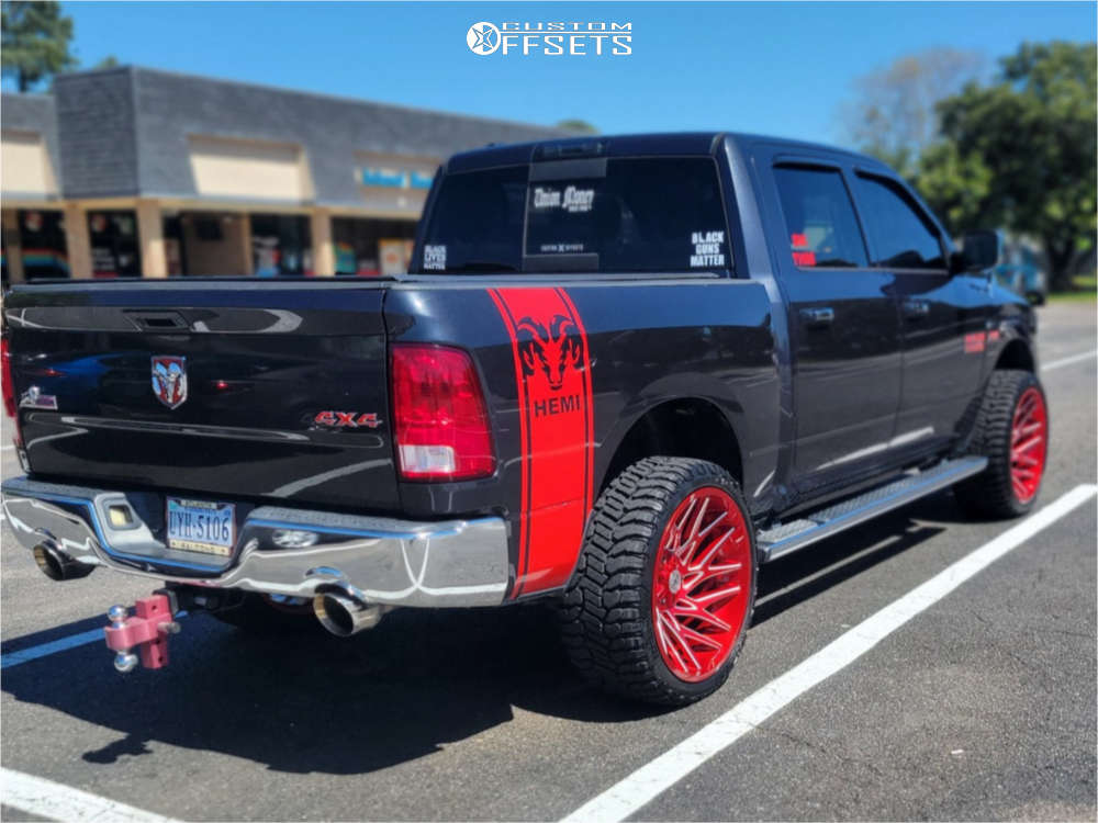 2015 Ram 1500 with 24x12 -44 XF Offroad Xf-229 and 33/12.5R24 Radar ...