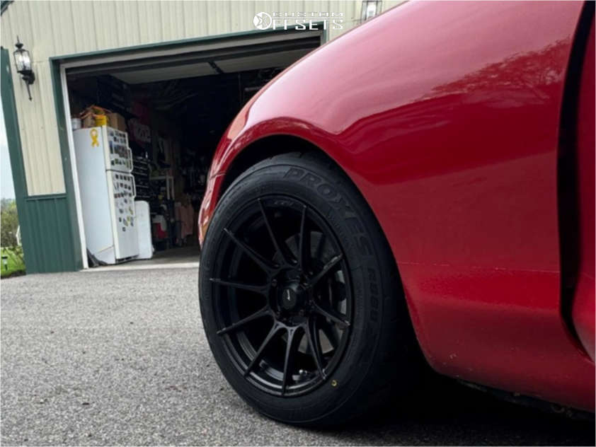 2004 Mazda Miata with 15x9 35 Advanti Racing Storm S1 and 225/45R15 ...
