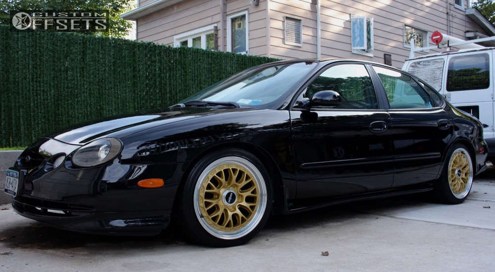 1998 Ford Taurus with 18x8.5 35 Rotiform Lsr and 225/40R18 Nitto Neo ...