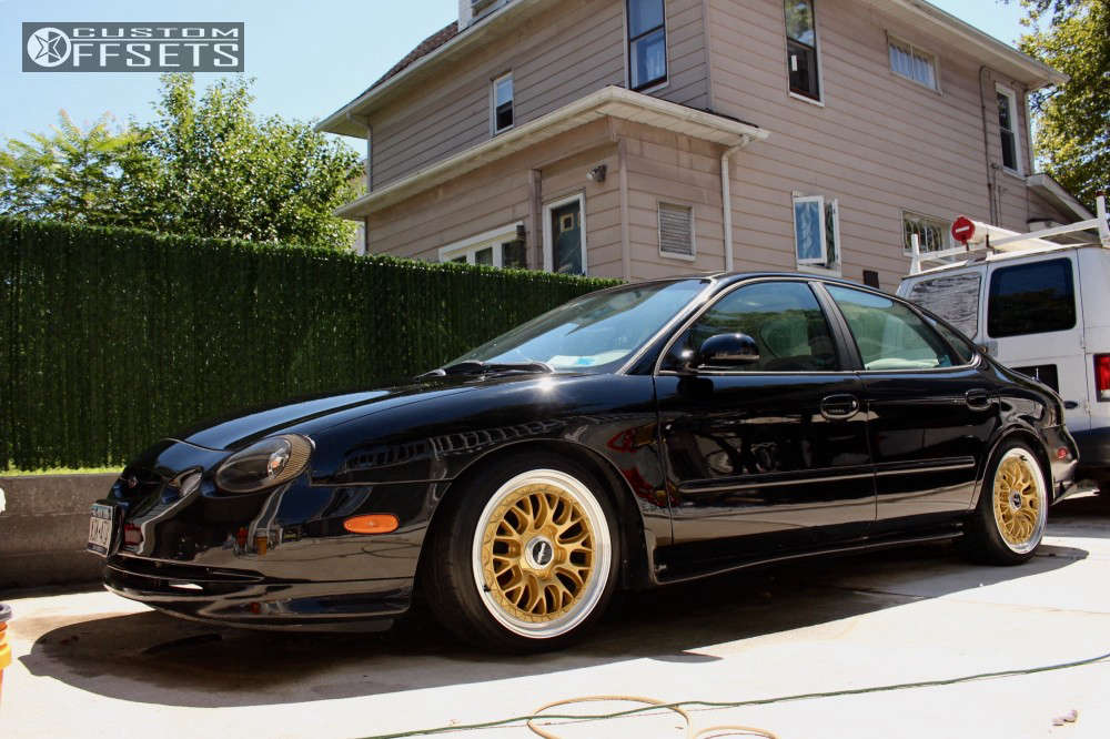1998 Ford Taurus with 18x8.5 35 Rotiform Lsr and 225/40R18 Nitto Neo ...