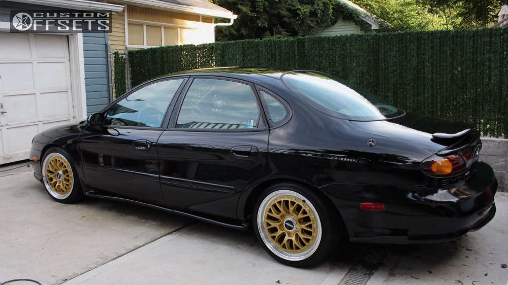 1998 Ford Taurus with 18x8.5 35 Rotiform Lsr and 225/40R18 Nitto Neo ...