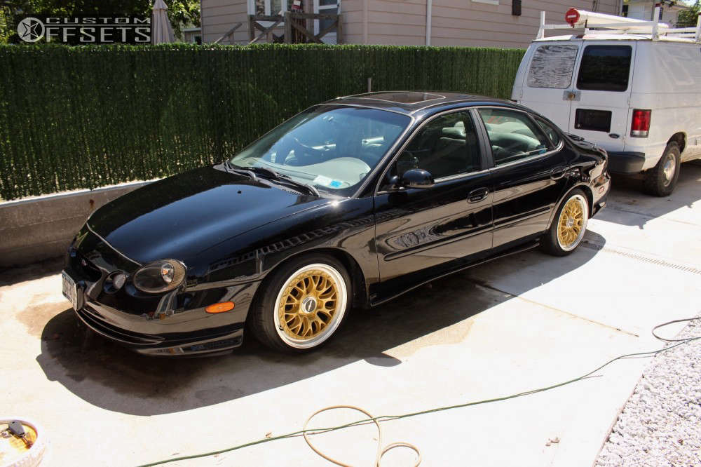 1998 Ford Taurus with 18x8.5 35 Rotiform Lsr and 225/40R18 Nitto Neo ...