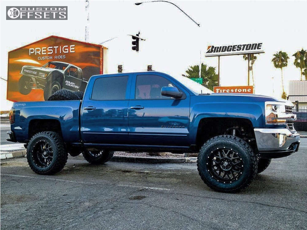 2016 Chevrolet Silverado 1500 with 20x10 -24 XD Xd820 and 35/12.5R20 ...