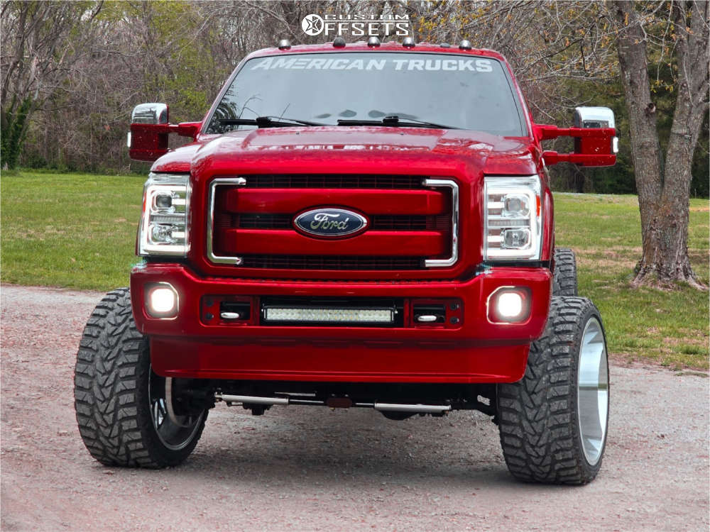 2014 Ford F-250 Super Duty with 26x14 -76 Axe Offroad Kratos and 36/14 ...
