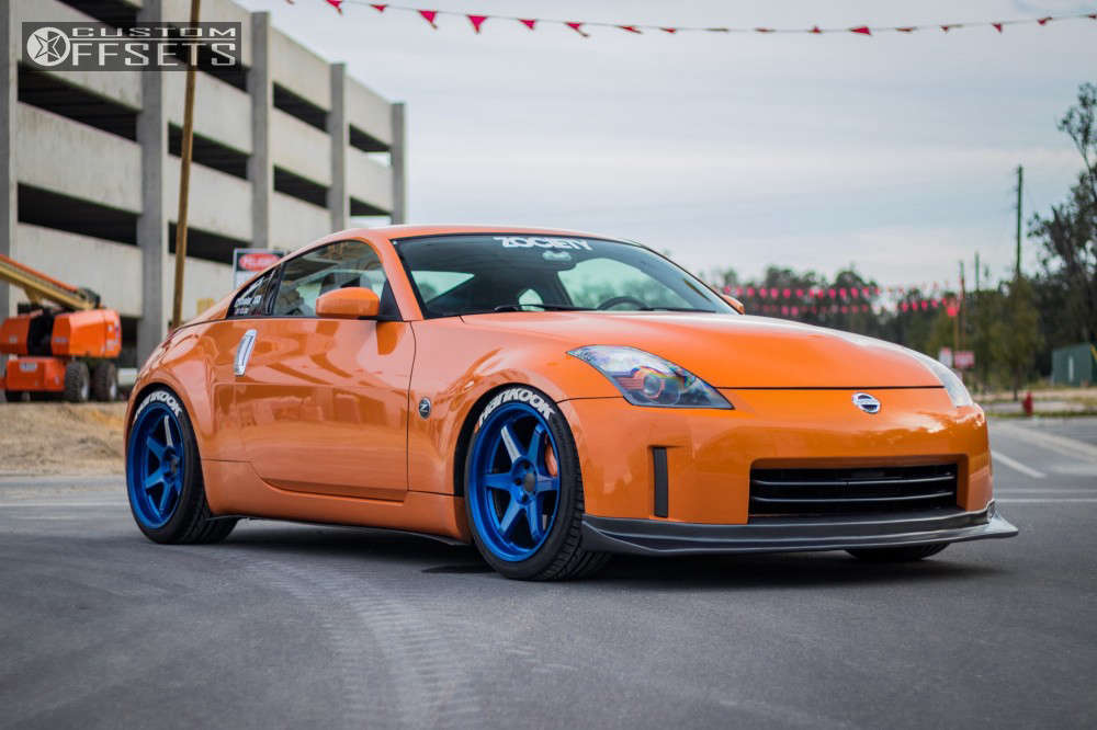 2007 Nissan 350Z with 19x9.5 12 Varrstoen Es2 and 245/40R19 Hankook ...