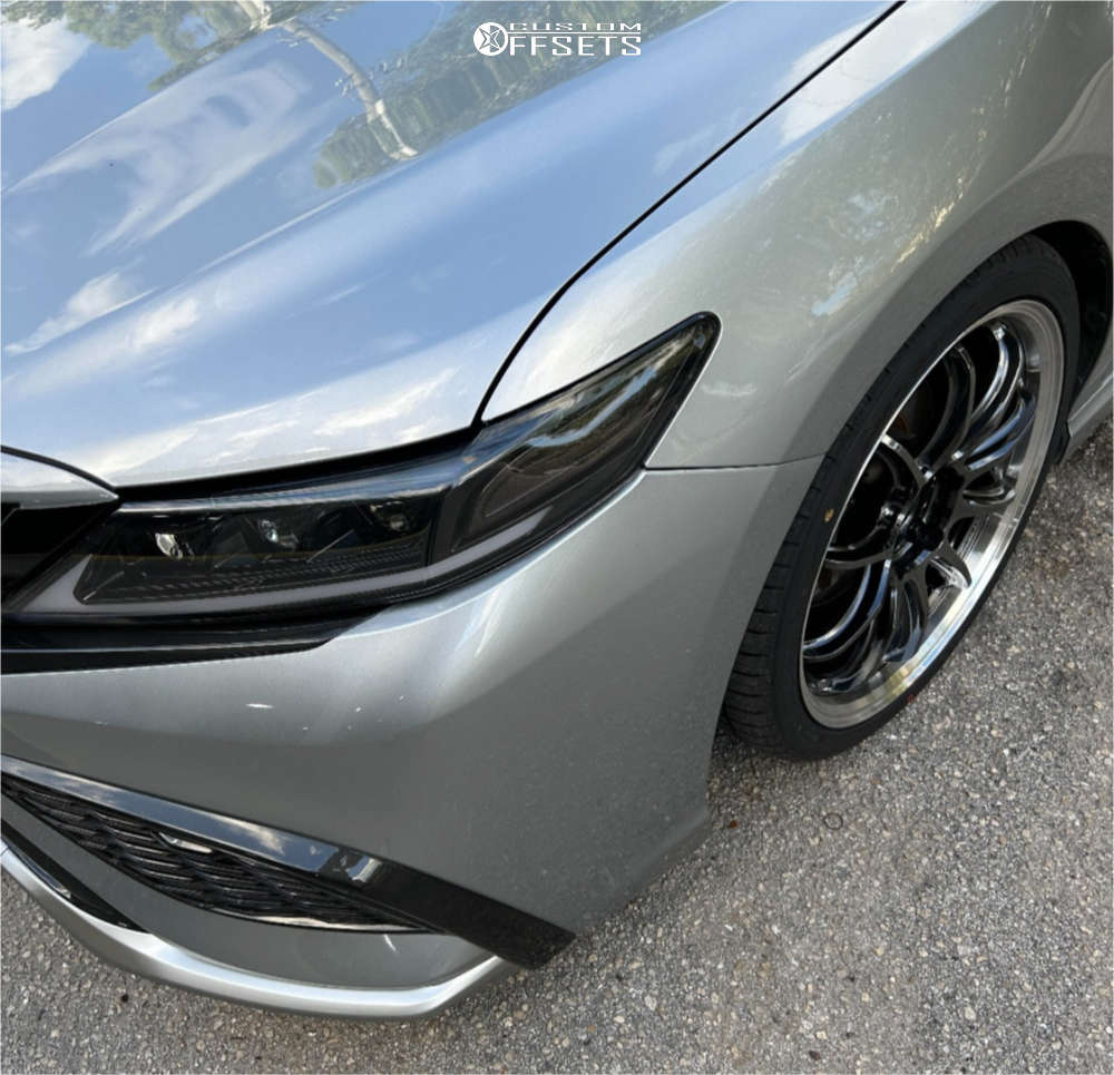 2023 Toyota Camry with 19x8.5 38 Work Emotion Zr10 and 245/35R19 Falken ...