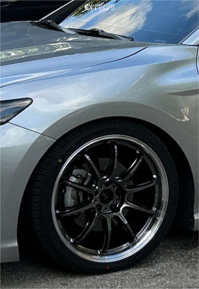 2023 Toyota Camry with 19x8.5 38 Work Emotion Zr10 and 245/35R19 Falken ...