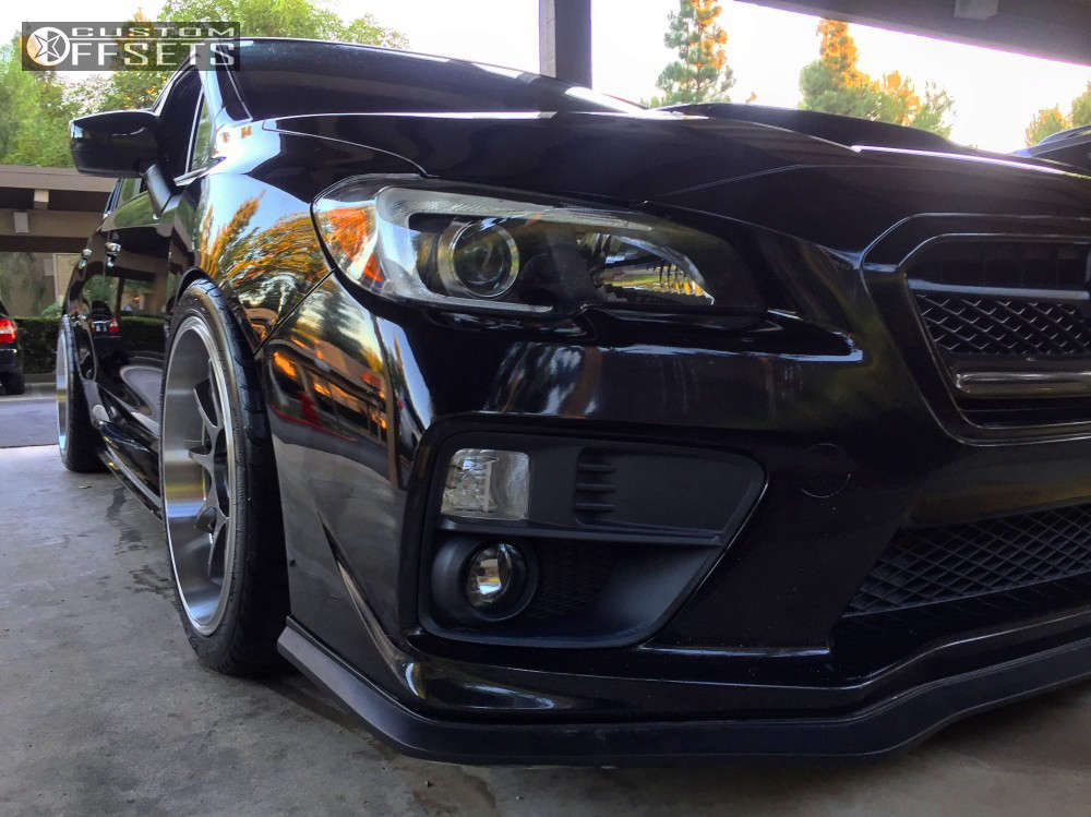 2015 Subaru WRX with 18x9.5 30 Enkei Tenjin and 265/35R18 Federal 595 ...