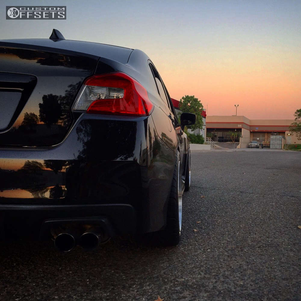 2015 Subaru WRX with 18x9.5 30 Enkei Tenjin and 265/35R18 Federal 595 ...