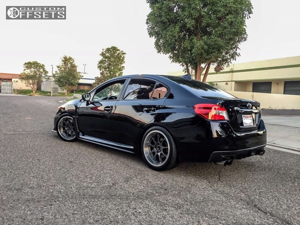 2015 Subaru WRX with 18x9.5 30 Enkei Tenjin and 265/35R18 Federal 595 ...
