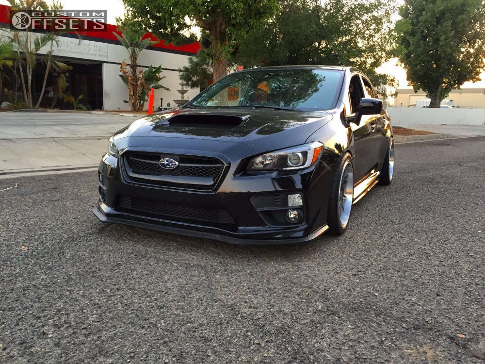 2015 Subaru WRX with 18x9.5 30 Enkei Tenjin and 265/35R18 Federal 595 ...