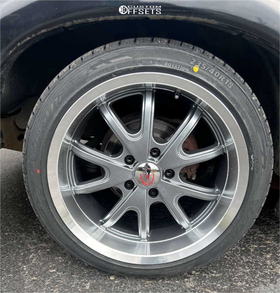 1999 Chevrolet S10 with 18x8.5 -6 Vision Torque and 235/40R18 Lexani ...