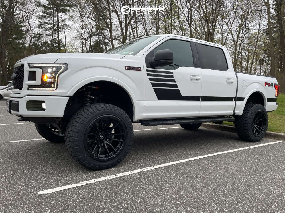 2019 Ford F-150 with 22x12 -44 Fuel Rebel 6 and 35/12.5R22 Nitto Ridge ...