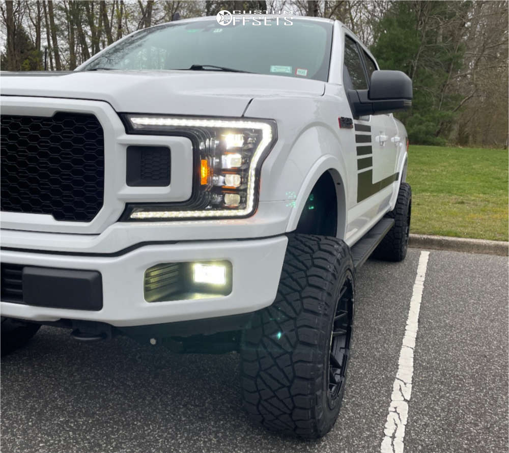 2019 Ford F-150 with 22x12 -44 Fuel Rebel 6 and 35/12.5R22 Nitto Ridge ...