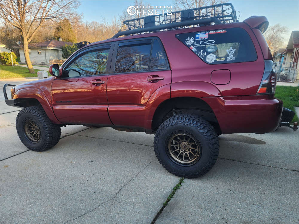 2007 Toyota 4Runner with 17x9 -12 Lock Offroad Wheels Baja and 33/12 ...
