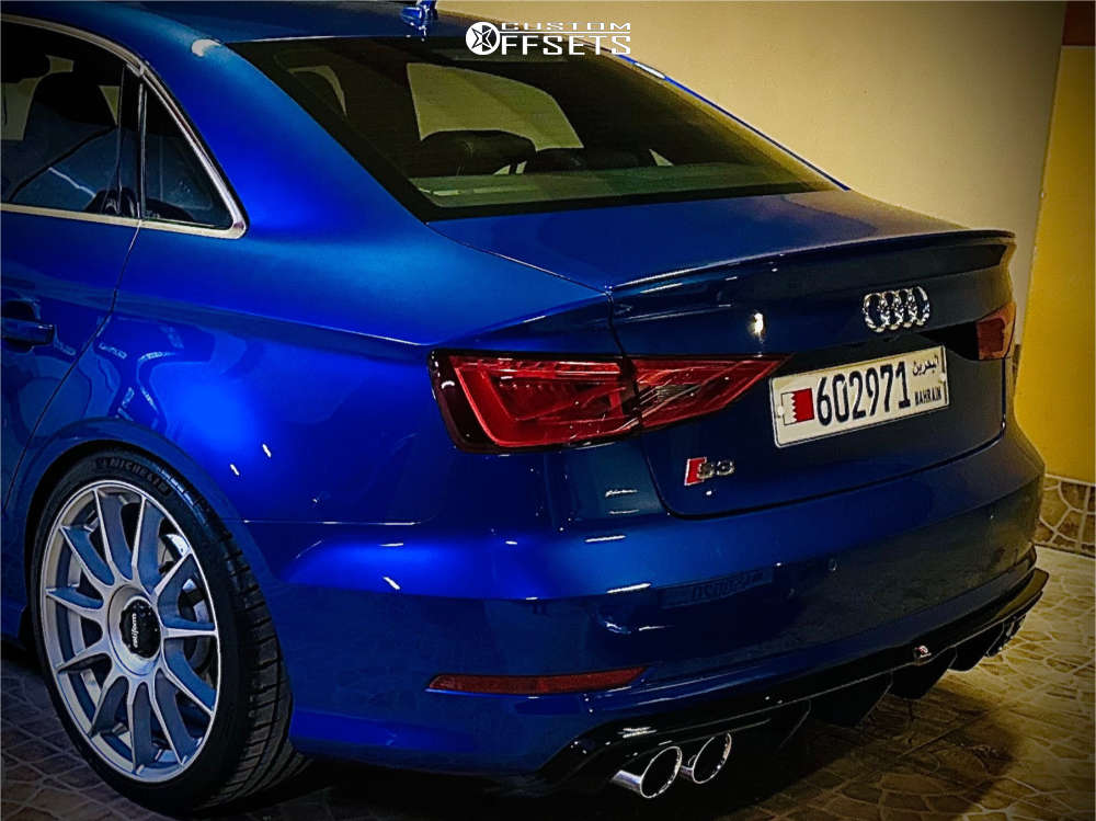 2016 Audi S3 with 19x8.5 35 Rotiform Dtm and 245/35R19 Michelin Pilot ...