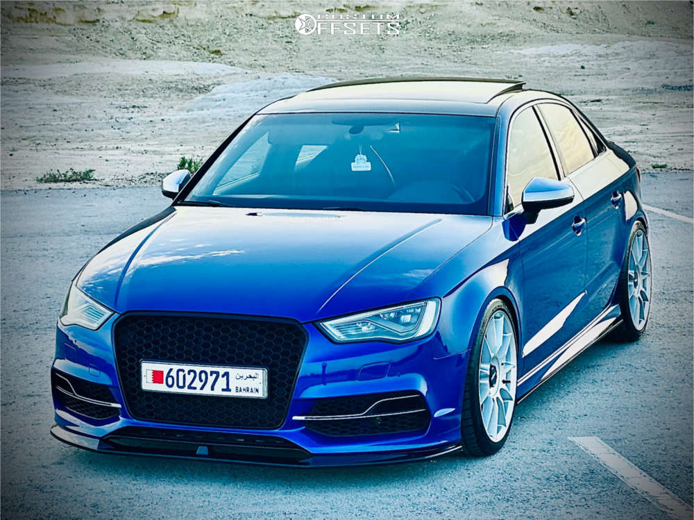 2016 Audi S3 with 19x8.5 35 Rotiform Dtm and 245/35R19 Michelin Pilot ...