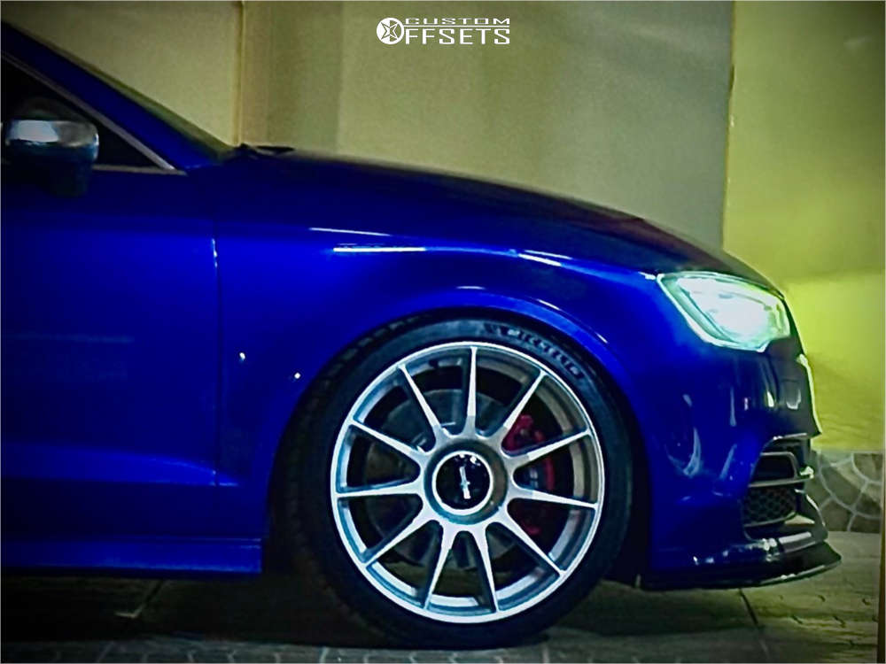 2016 Audi S3 with 19x8.5 35 Rotiform Dtm and 245/35R19 Michelin Pilot ...