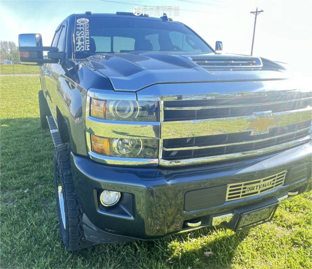 2019 Chevrolet Silverado 2500 HD with 20x10 -25 Vision Spyder and 33/12 ...