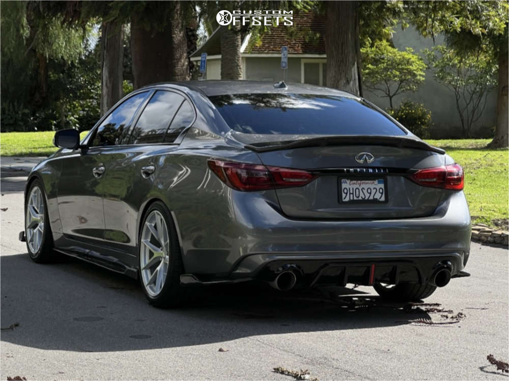 2018 INFINITI Q50 with 19x8.5 35 Aodhan Aff7 and 255/40R19 Lexani LX ...