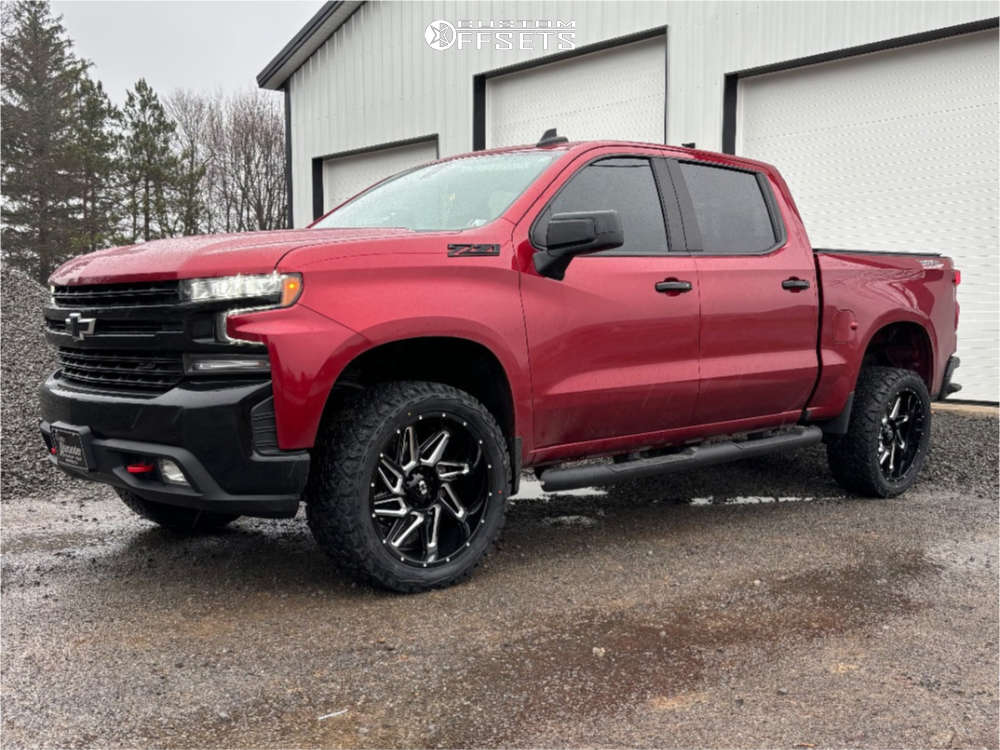2021 Chevrolet Silverado 1500 with 22x10 -19 Vision Spyder and 33/12.5R22 Venom Power Terra ...