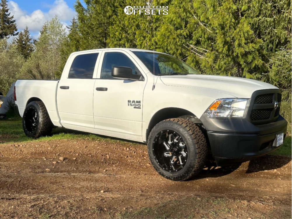 2023 Ram 1500 Classic with 20x12 -51 Vision Spyder and 33/12.5R20 AMP ...