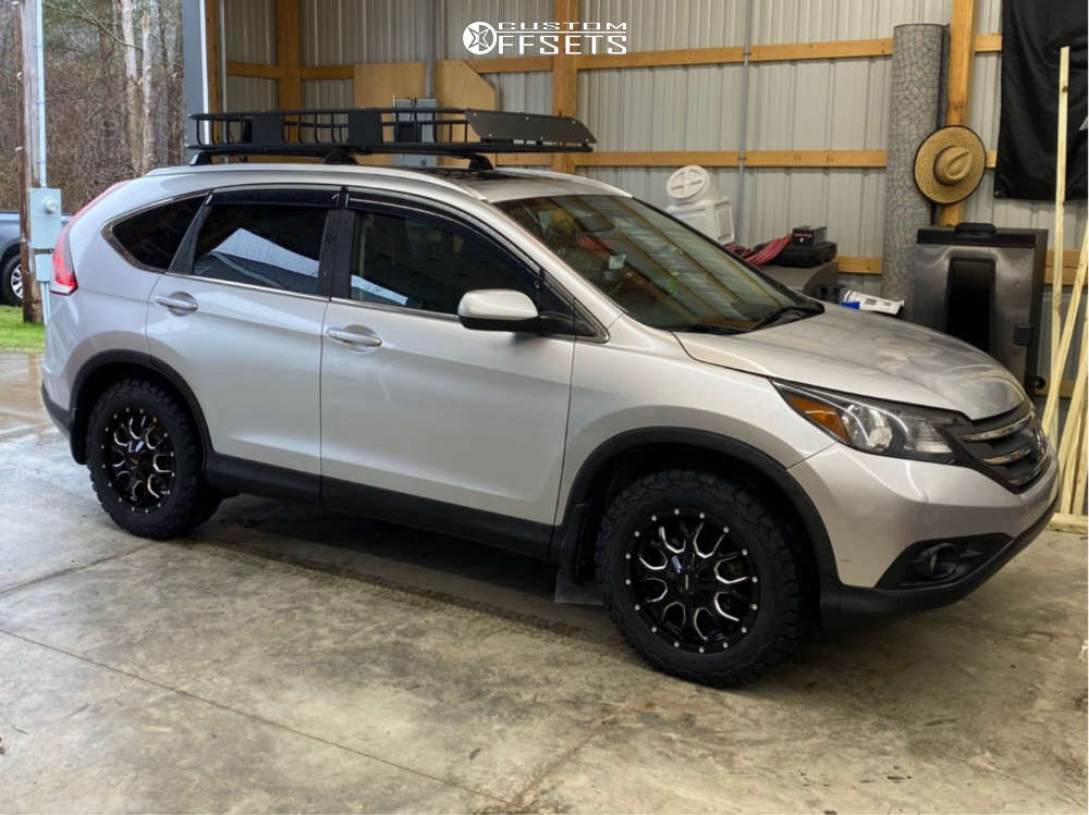 2013 Honda CR-V with 17x7.5 40 Mayhem Warrior and 225/65R17 BFGoodrich ...
