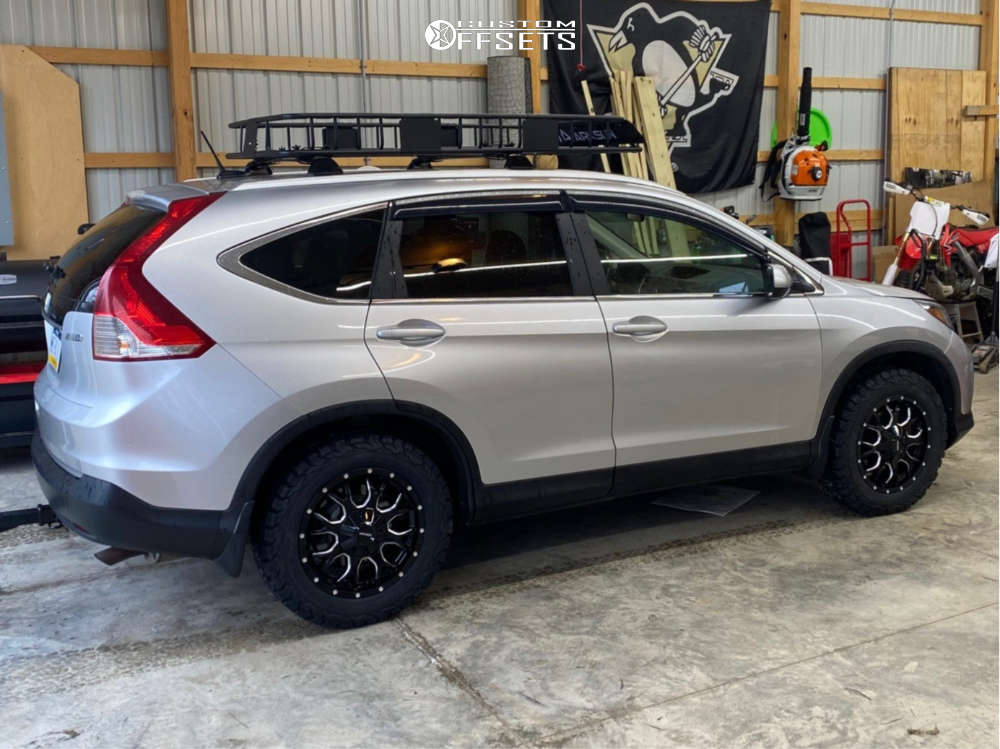 2013 Honda CR-V with 17x7.5 40 Mayhem Warrior and 225/65R17 BFGoodrich ...