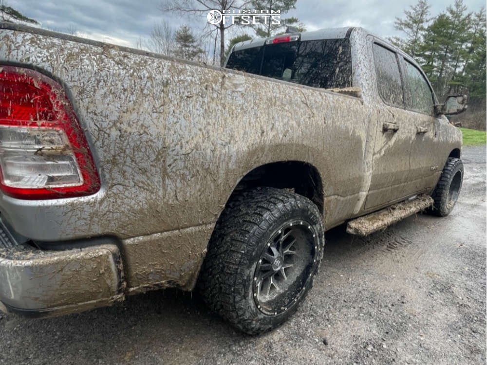 2020 Ram 1500 with 20x12 -44 Hardrock Affliction and 33/12.5R20 ...