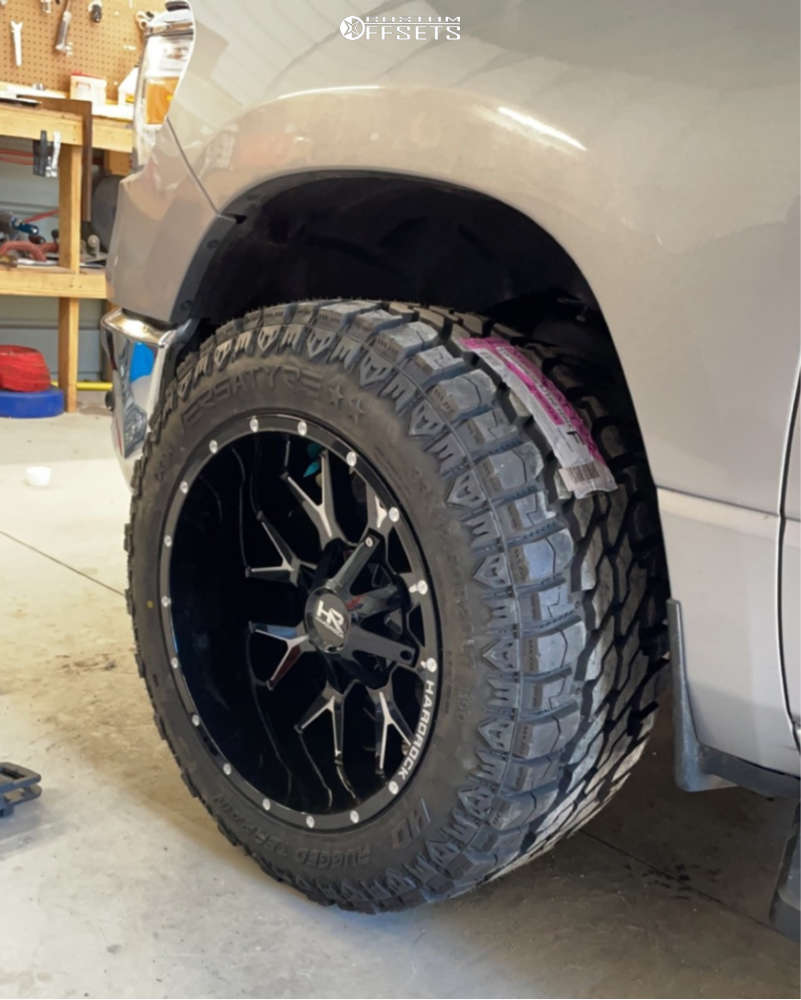 2020 Ram 1500 with 20x12 -44 Hardrock Affliction and 33/12.5R20 ...