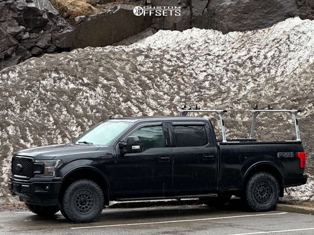 2020 Ford F-150 with 17x8 32 Black Rhino Outback and 285/75R17 Toyo ...
