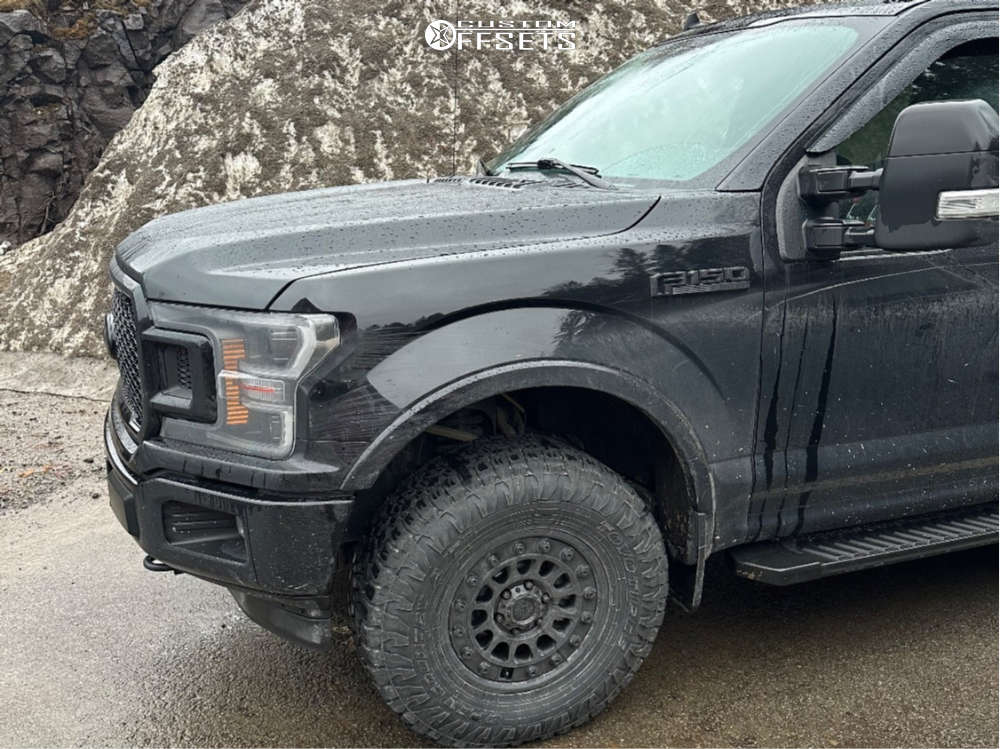 2020 Ford F-150 with 17x8 32 Black Rhino Outback and 285/75R17 Toyo ...