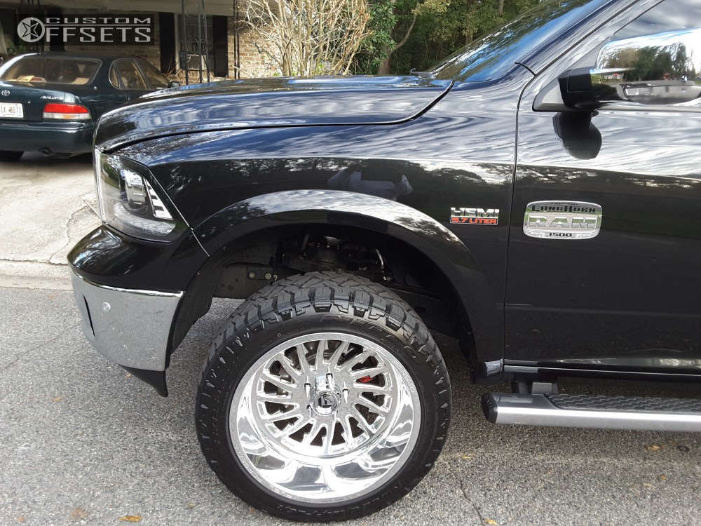 2017 Ram 1500 with 22x12 -51 Fuel Forged Ff30 and 33/12.5R22 Nitto ...