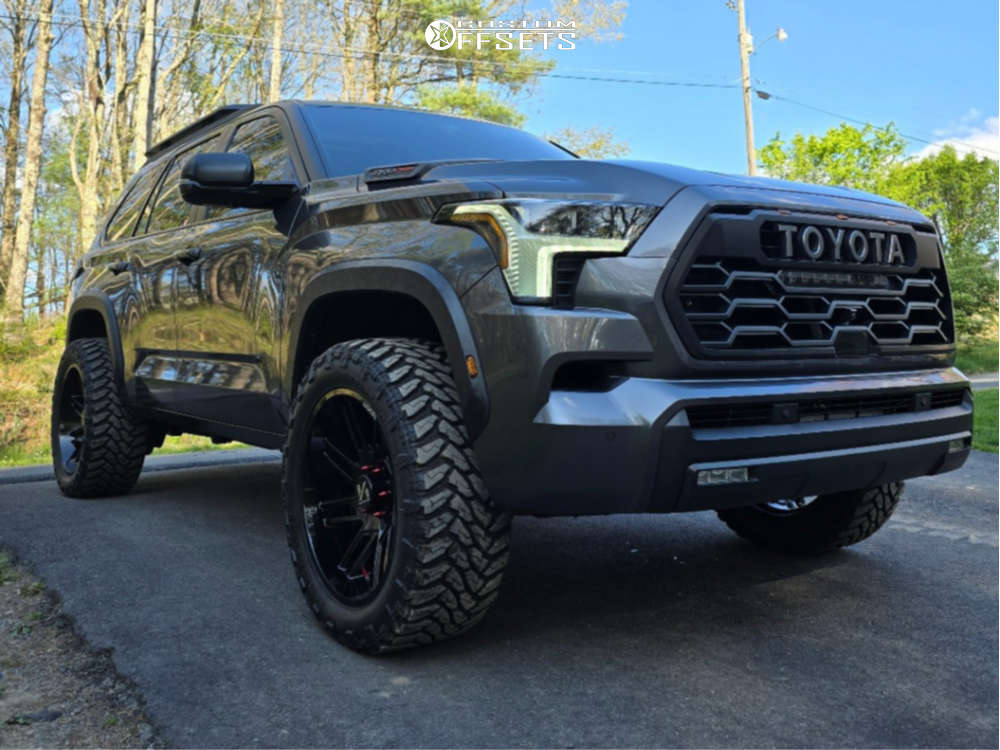 2024 Toyota Sequoia with 22x10 -25 ARKON OFF-ROAD Davinci and 35/12 ...