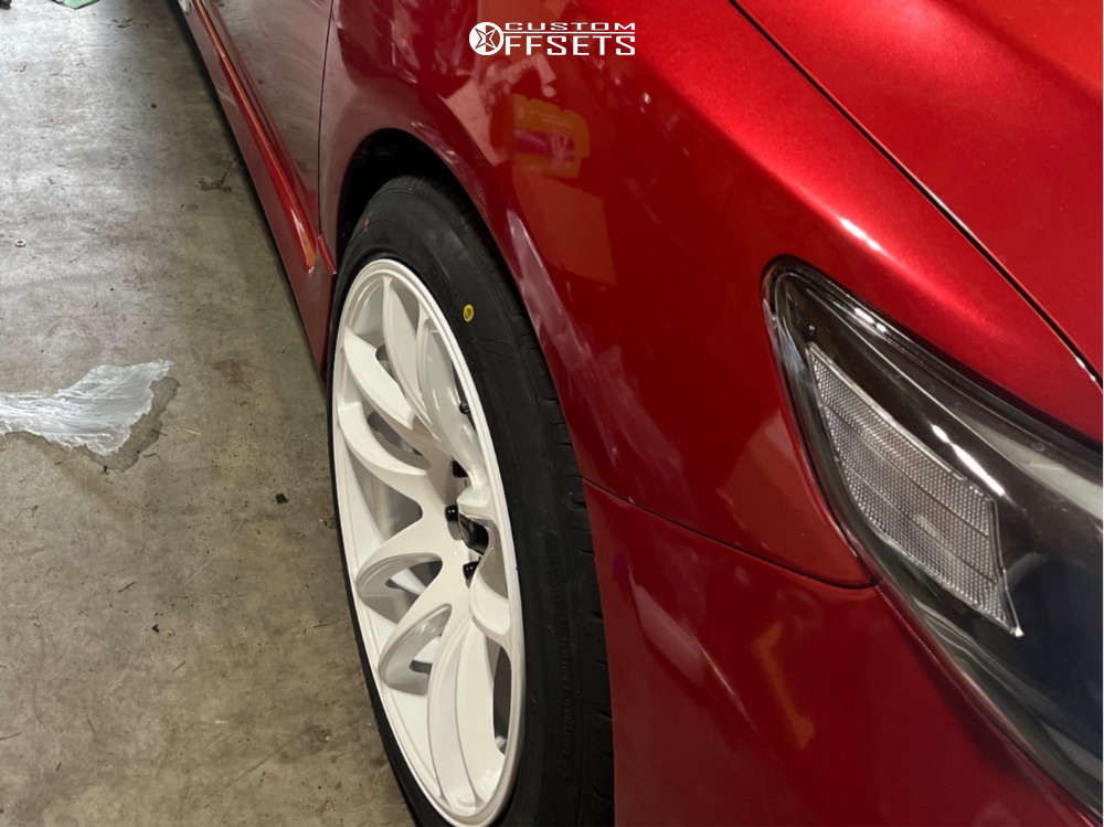 2013 Toyota Corolla with 18x9.5 35 Vors Tr4 and 245/45R18 Vercelli ...