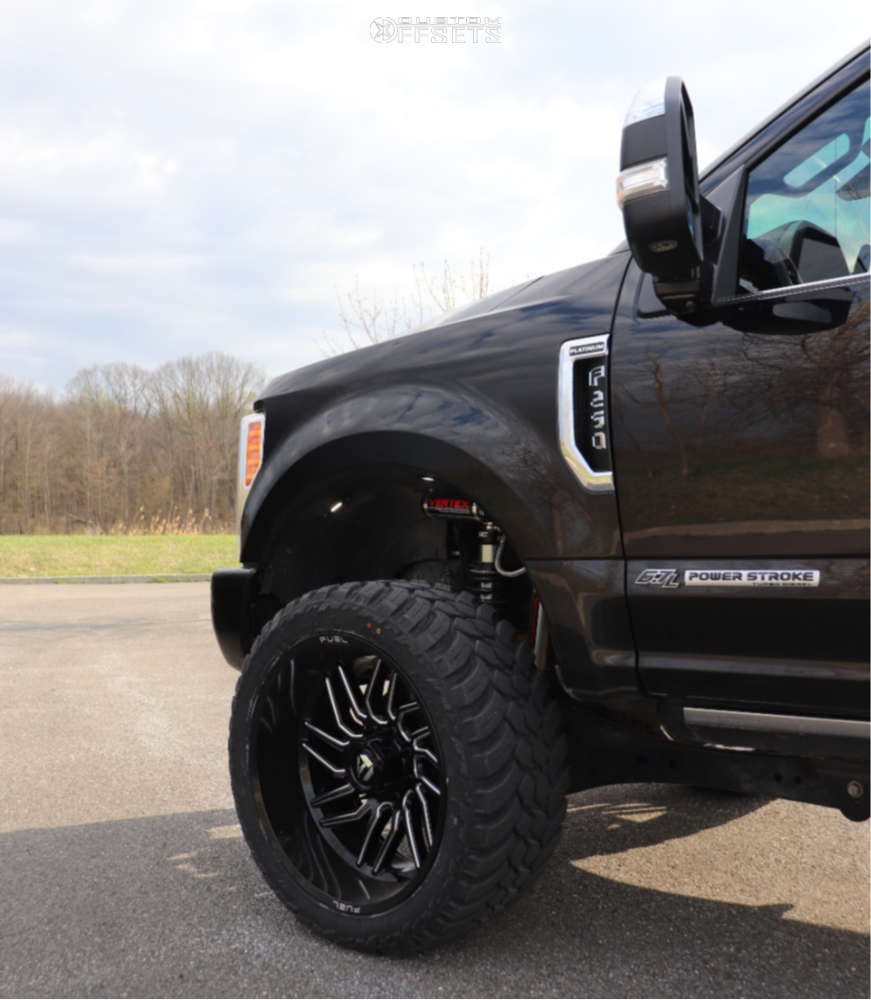 2019 Ford F-250 Super Duty with 24x12 -44 Fuel Hurricane and 35/13.5R24 ...