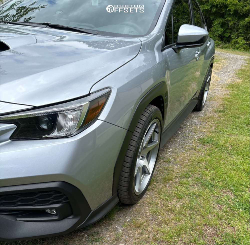 2023 Subaru WRX with 18x9.5 35 Anovia Titan and 265/35R18 Michelin ...