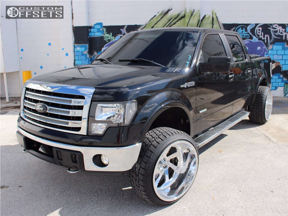 2013 Ford F-150 with 24x14 -76 Fuel Forged Ffc39 and 305/35R24 Nitto ...