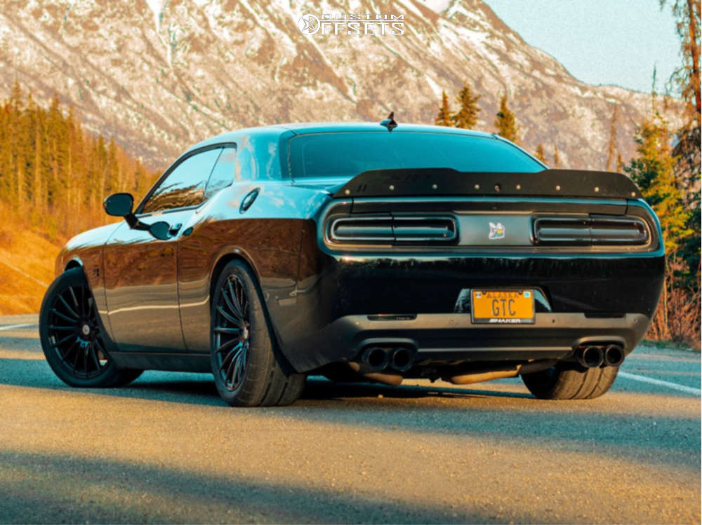 2021 Dodge Challenger with 20x9 20 Asanti Black Abl-14 and 275/40R20 ...
