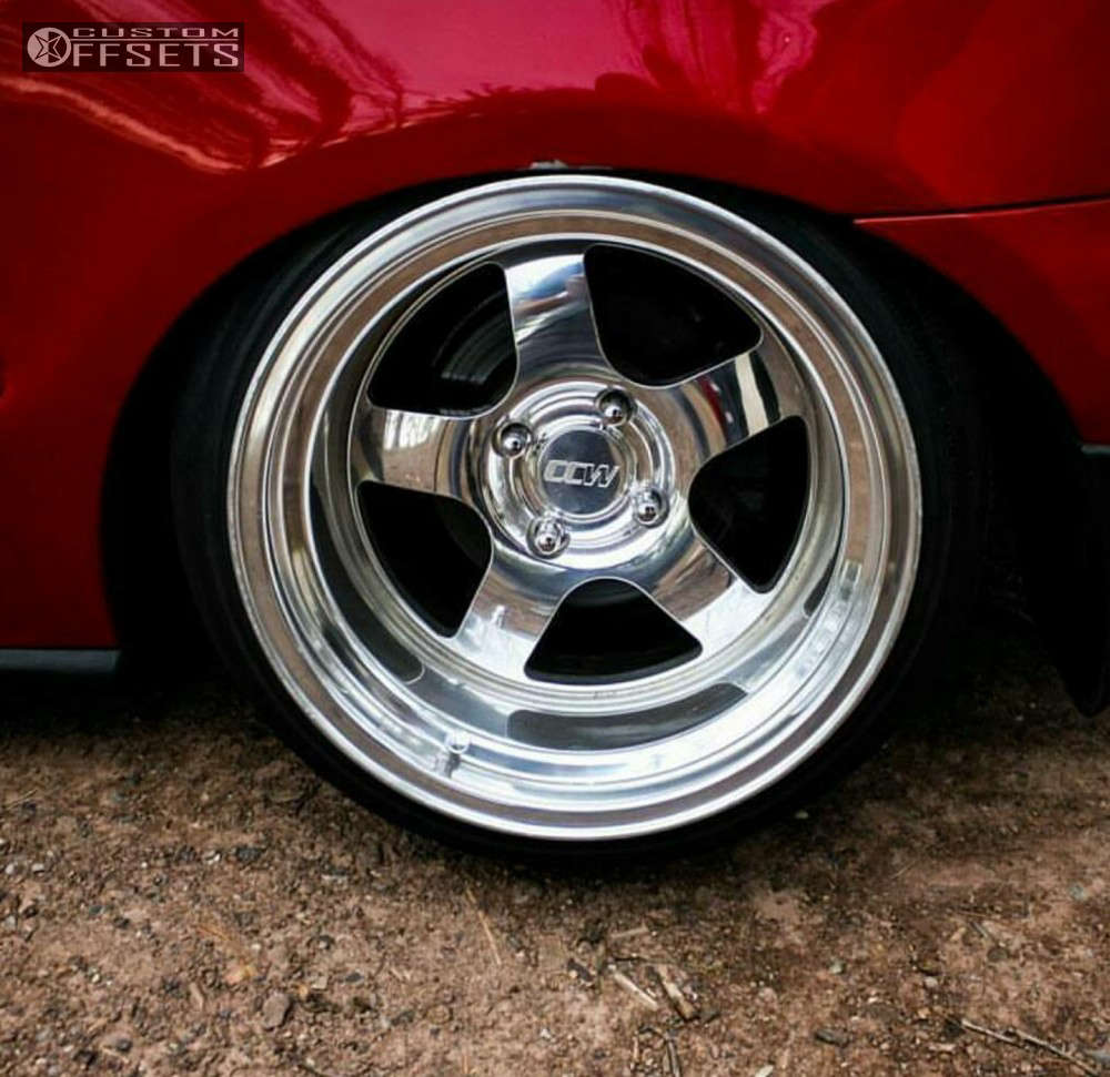 1995 Honda Civic with 15x9 -5 CCW and 165/50R15 Federal 595 Evo and ...