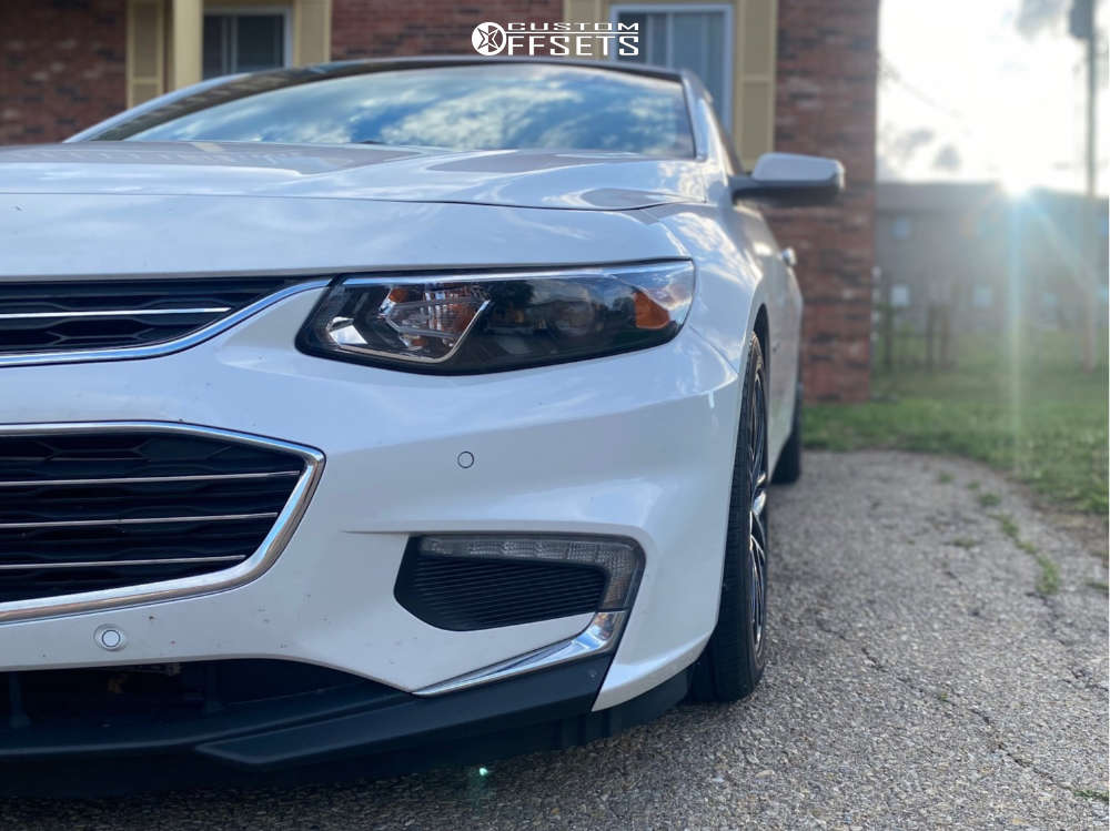2018 Chevrolet Malibu with 18x8 35 Platinum Atonement and 245/45R18 ...