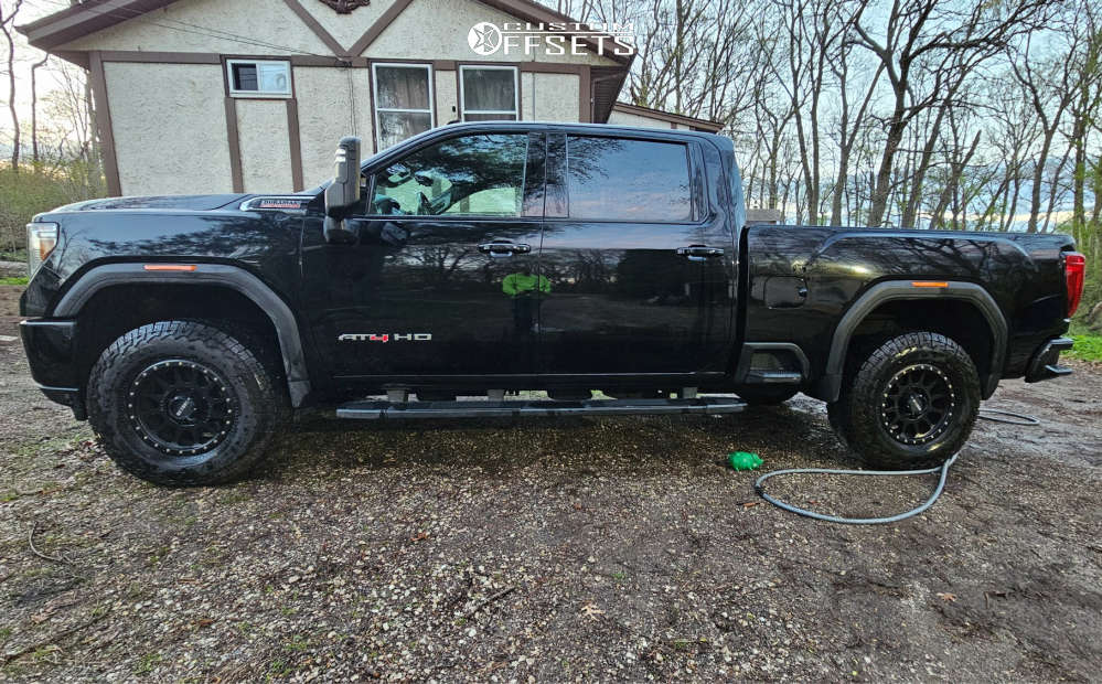 2020 GMC Sierra 2500 HD with 18x9 18 Method Mr305 and 285/75R18 Falken ...