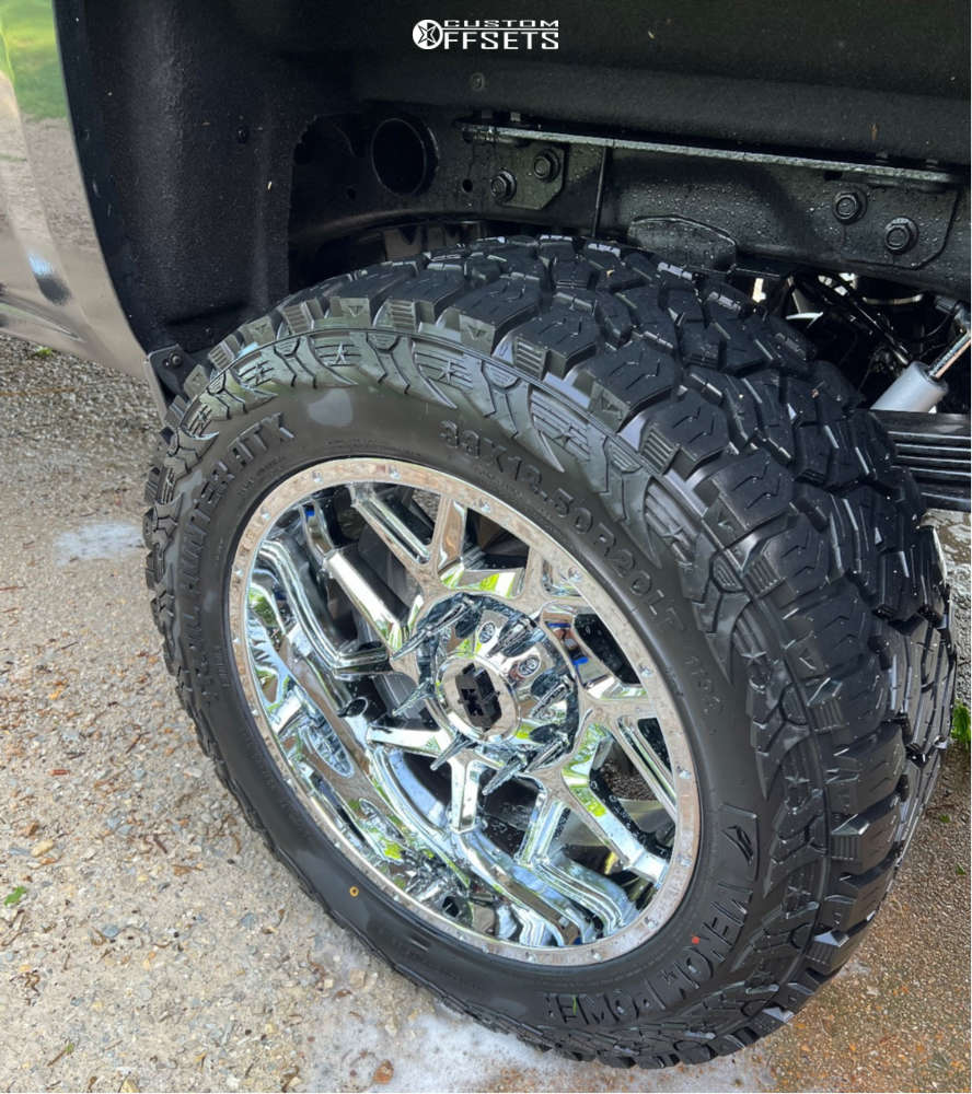 2019 Chevrolet Silverado 2500 HD with 20x10 -25 Vision Sliver and 33/12 ...