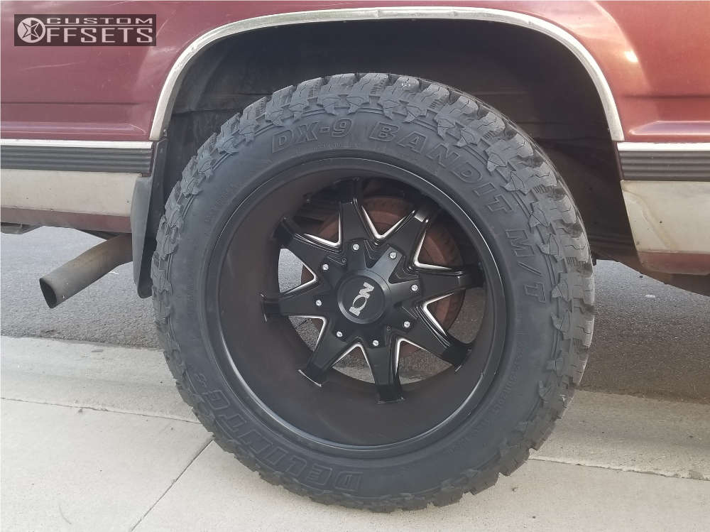 1998 Chevrolet K1500 Suburban with 20x12 -44 Alloy Ion Style 181 and 33 ...